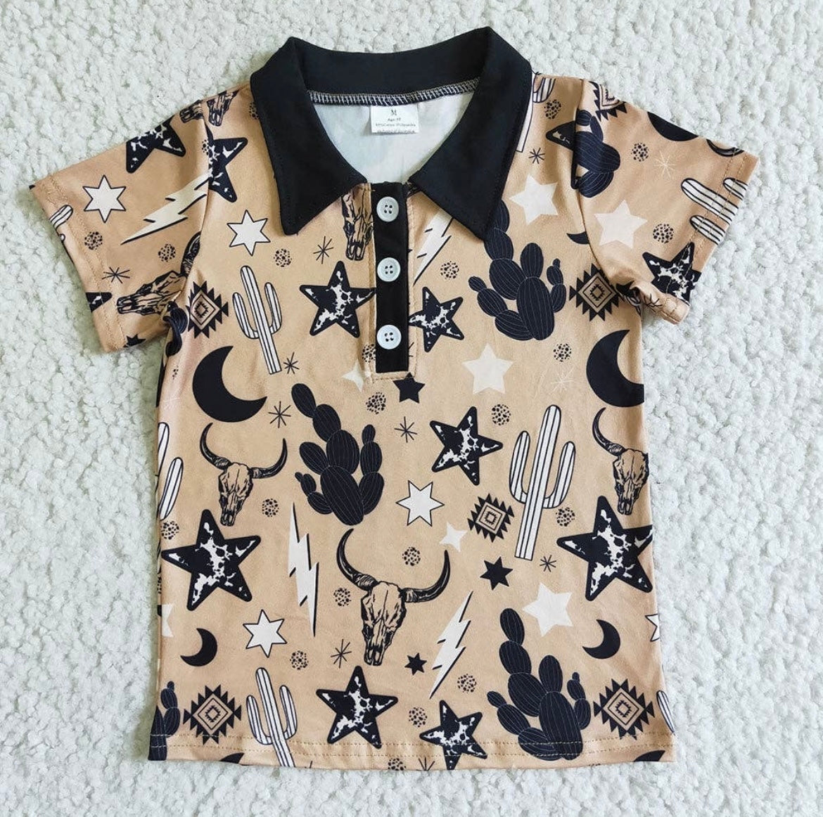 Cowboy Polo – Rebel Ranch Boutique